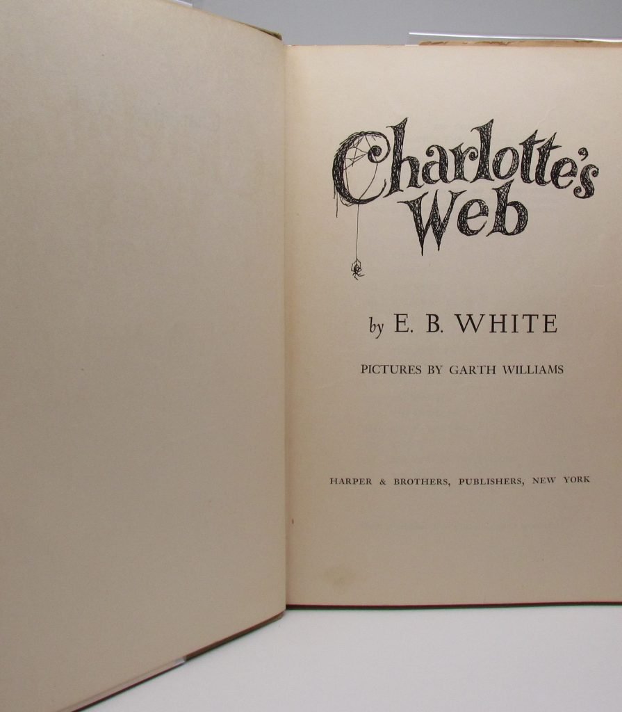 Charlotte's Web - The First Edition Rare Books