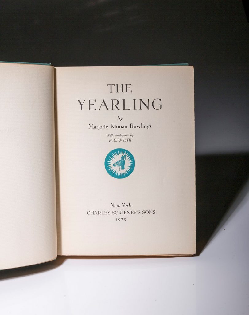 The Yearling - The First Edition Rare Books