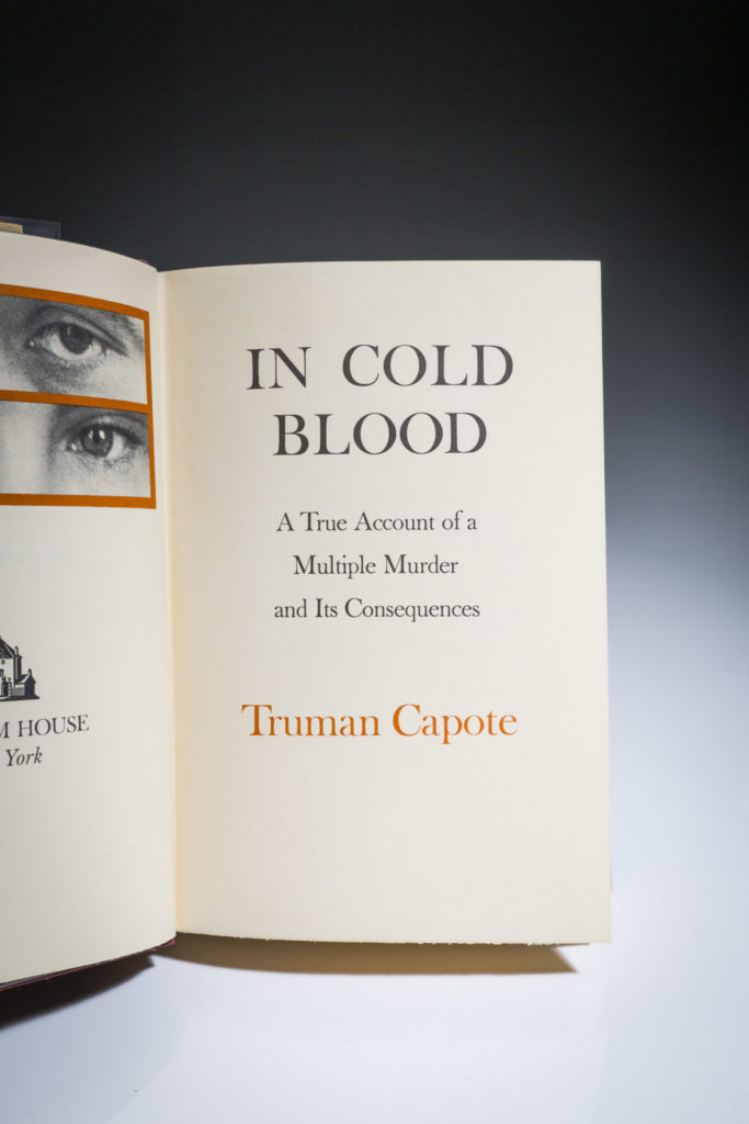 In Cold Blood - The First Edition Rare Books