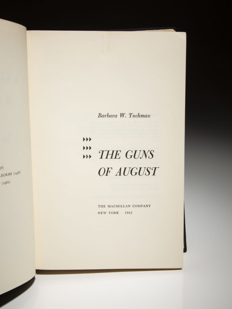 The Guns Of August - The First Edition Rare Books