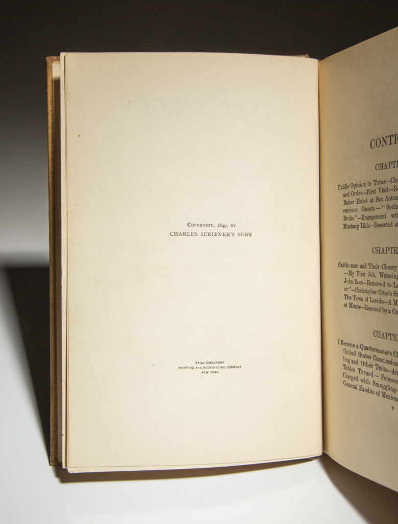 A Texas Ranger - The First Edition Rare Books