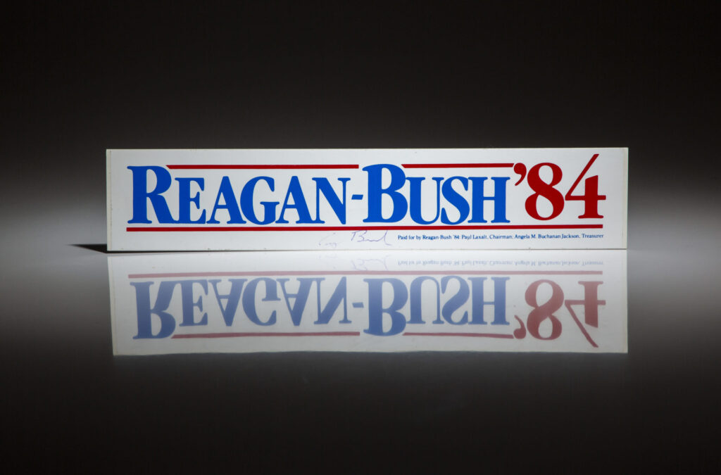 Bumpers Stickers: Signed by President George H.W. Bush, President Jimmy ...