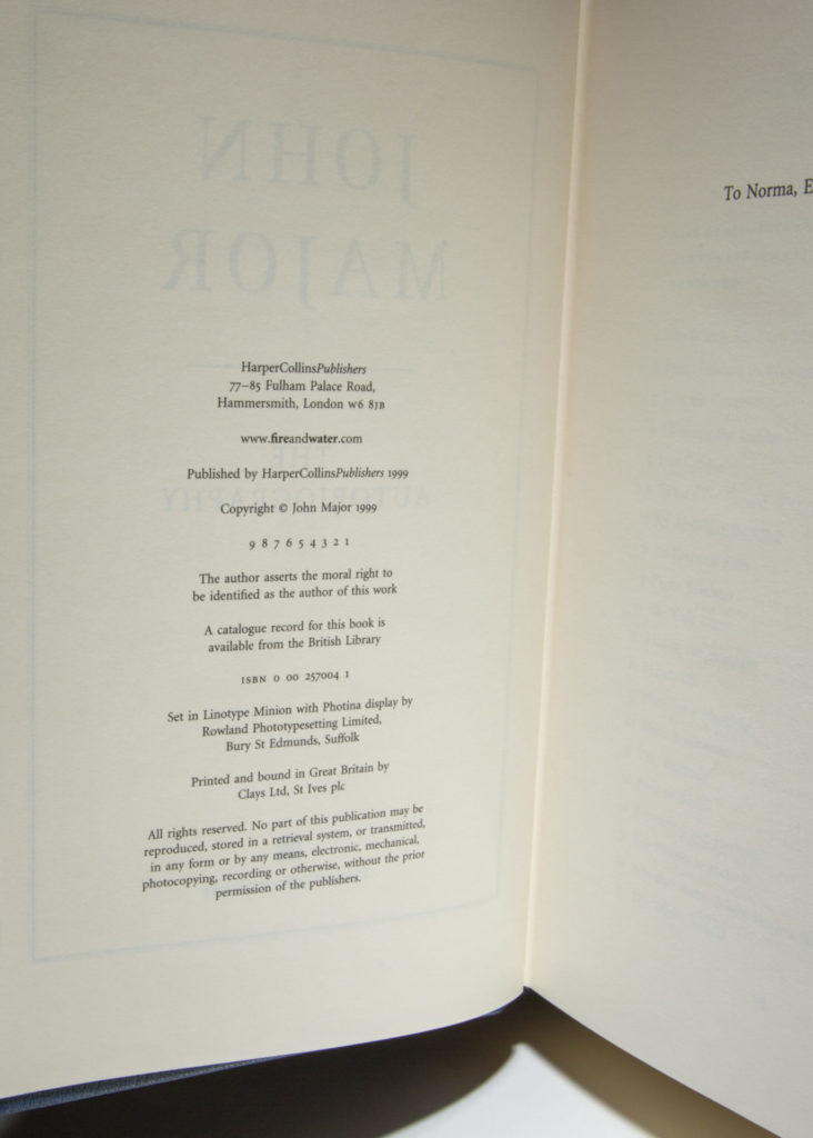 The Autobiography - The First Edition Rare Books