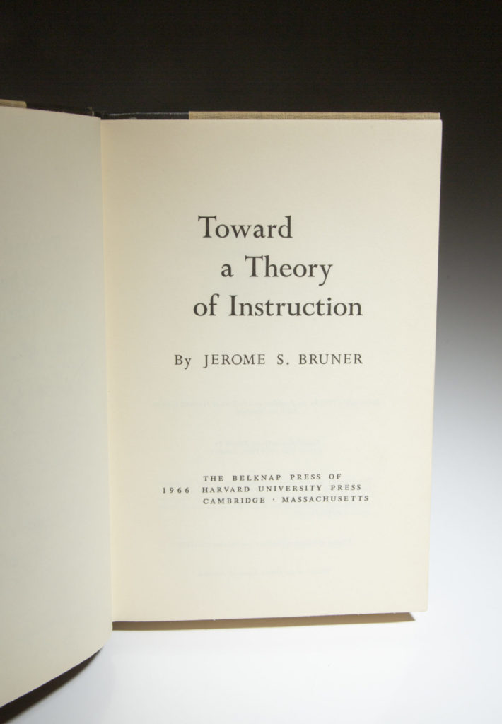 Toward a Theory of Instruction - The First Edition Rare Books