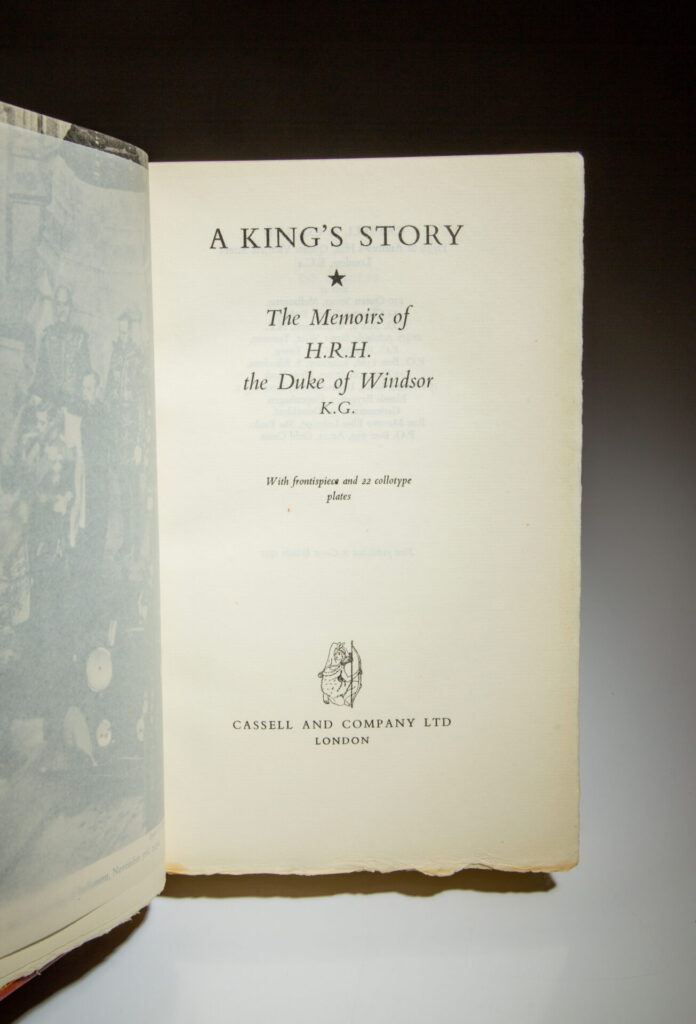 A King's Story - The First Edition Rare Books