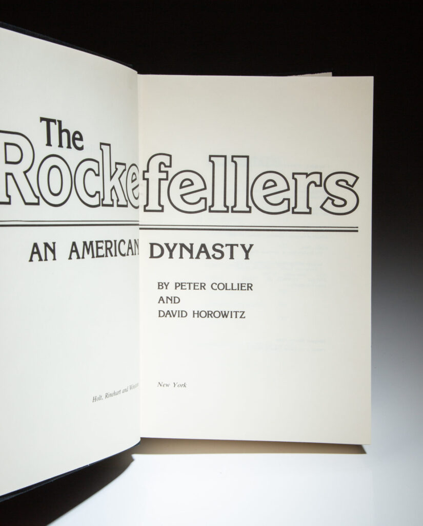 The Rockefellers: An American Dynasty - The First Edition Rare Books
