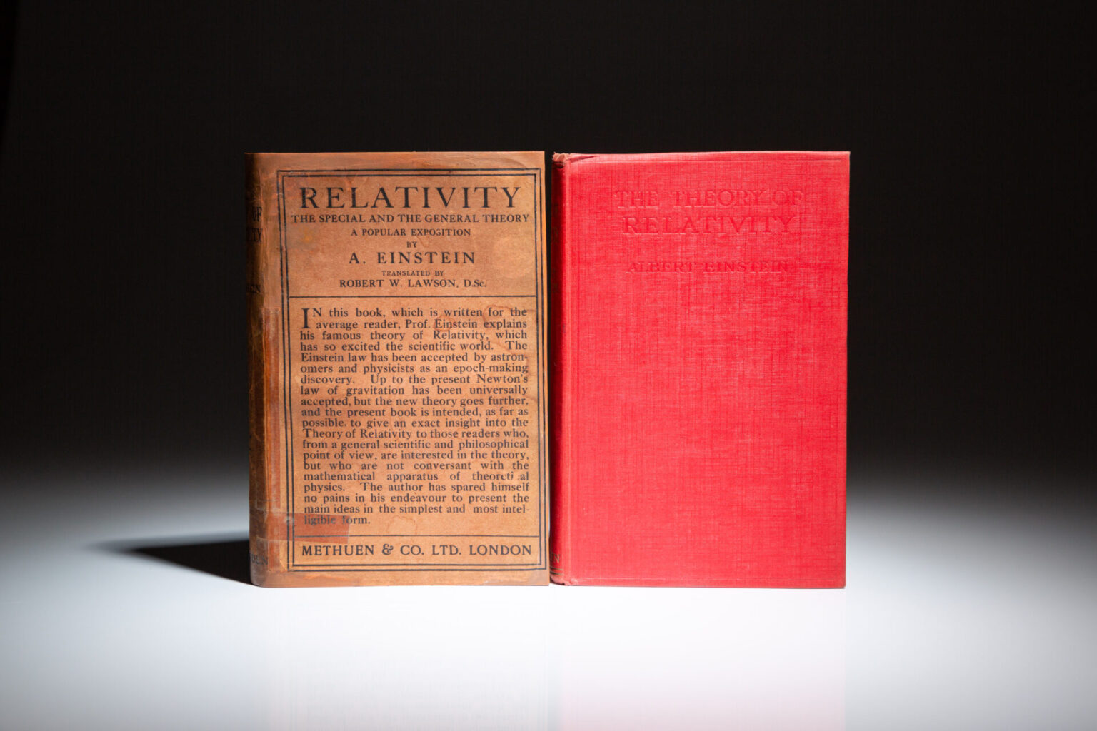 Relativity: The Special & The General Theory - The First Edition Rare Books