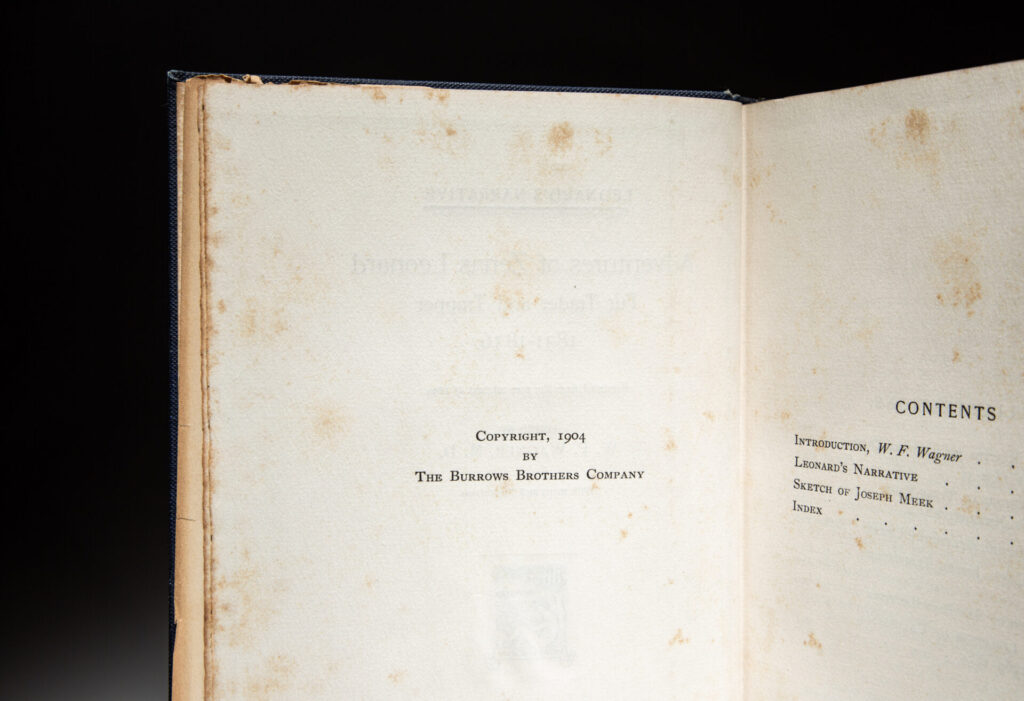 Adventures of Zenas Leonard - The First Edition Rare Books