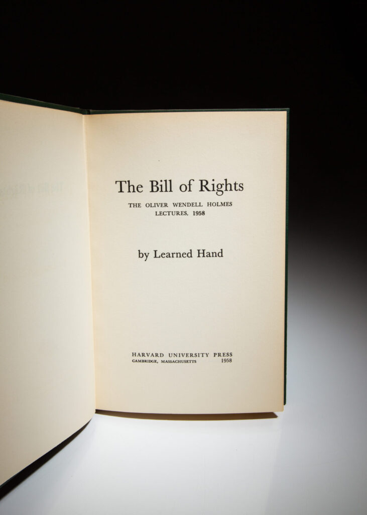The Bill of Rights - The First Edition Rare Books