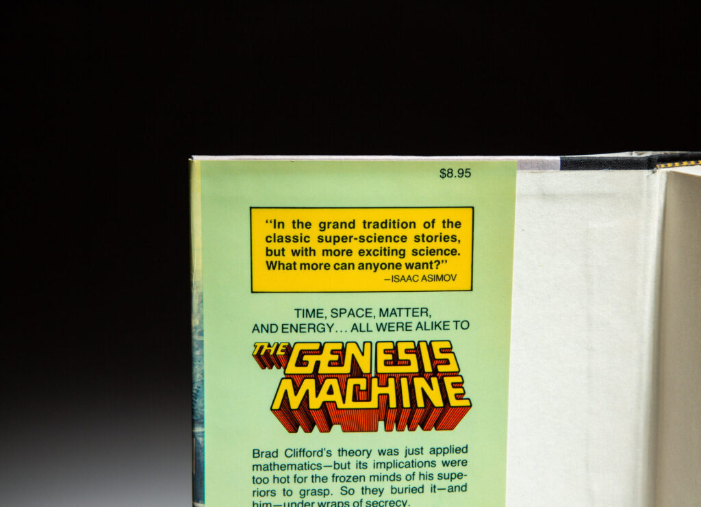 The Genesis Machine - The First Edition Rare Books