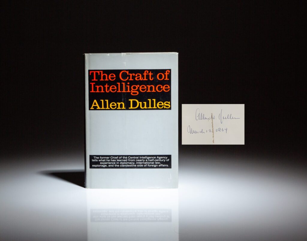 The Craft of Intelligence - The First Edition Rare Books