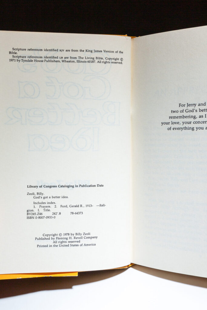 God's Got a Better Idea - The First Edition Rare Books