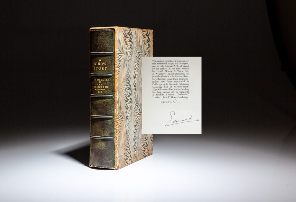 A King's Story - The First Edition Rare Books