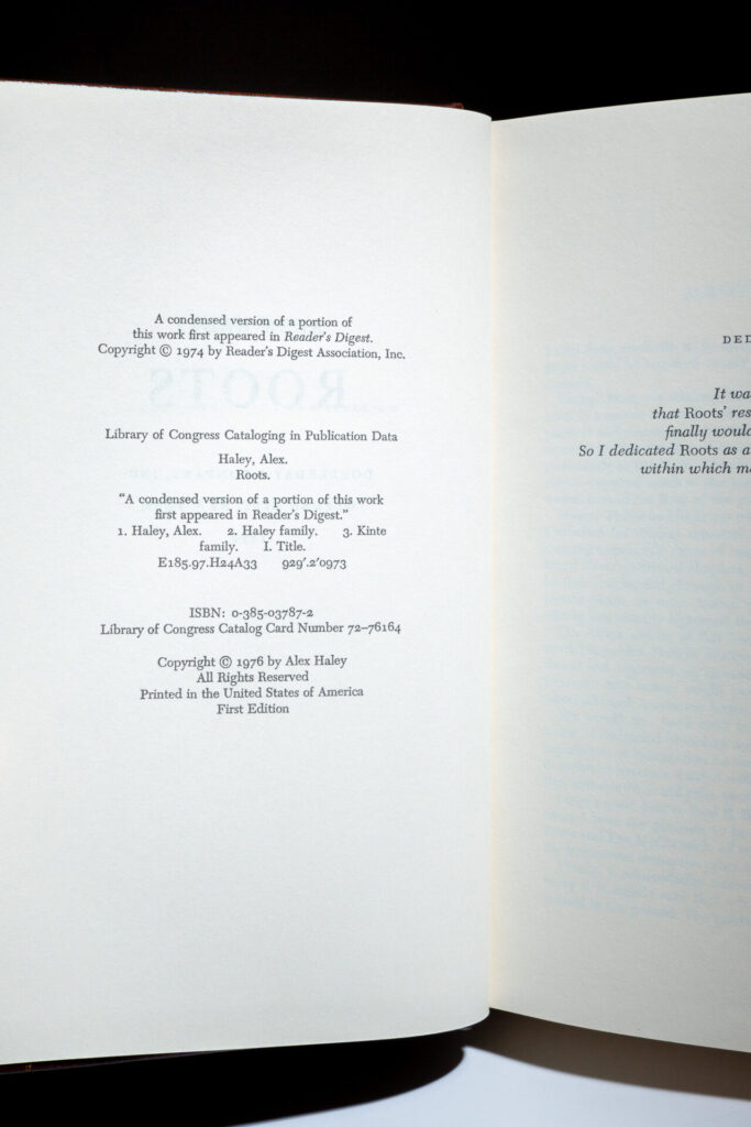 Roots - The First Edition Rare Books