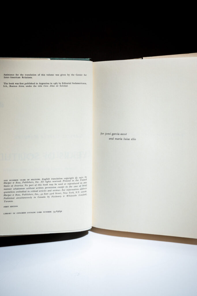 One Hundred Years of Solitude - The First Edition Rare Books