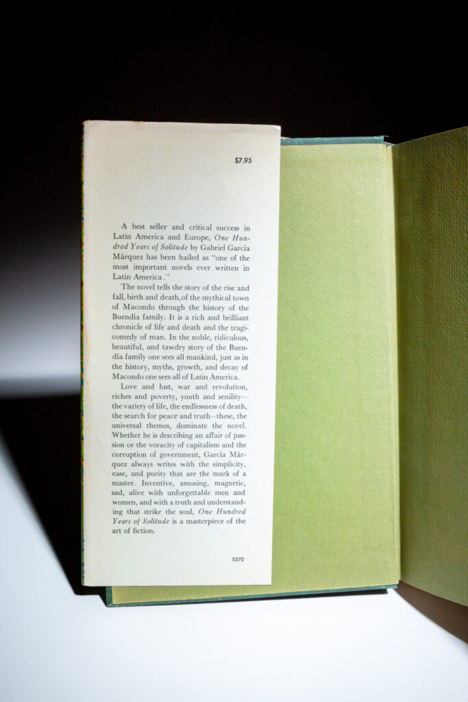 One Hundred Years of Solitude - The First Edition Rare Books