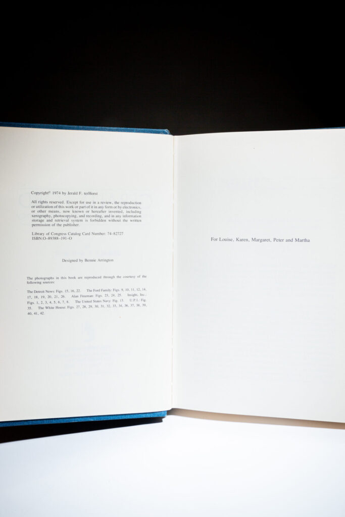 Gerald Ford and the Future of the Presidency - The First Edition Rare Books