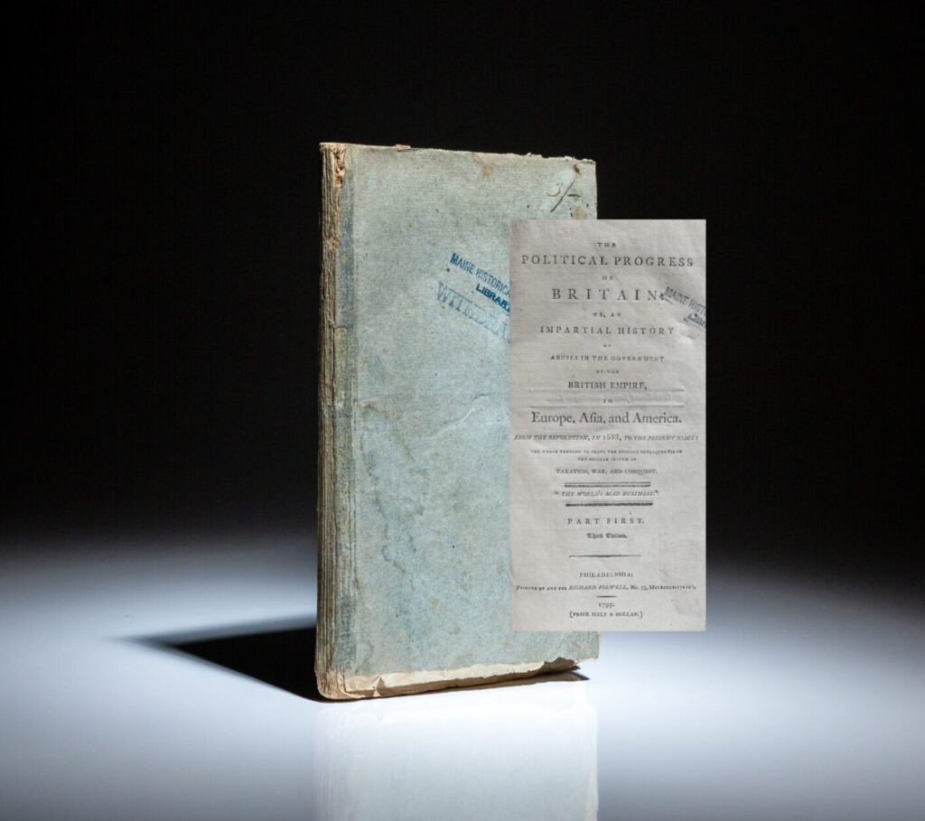 The Political Progress Of Britain - The First Edition Rare Books