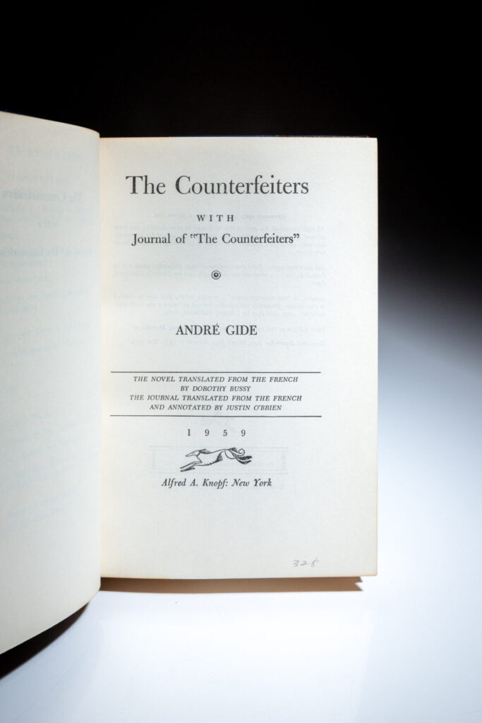 The Counterfeiters - The First Edition Rare Books