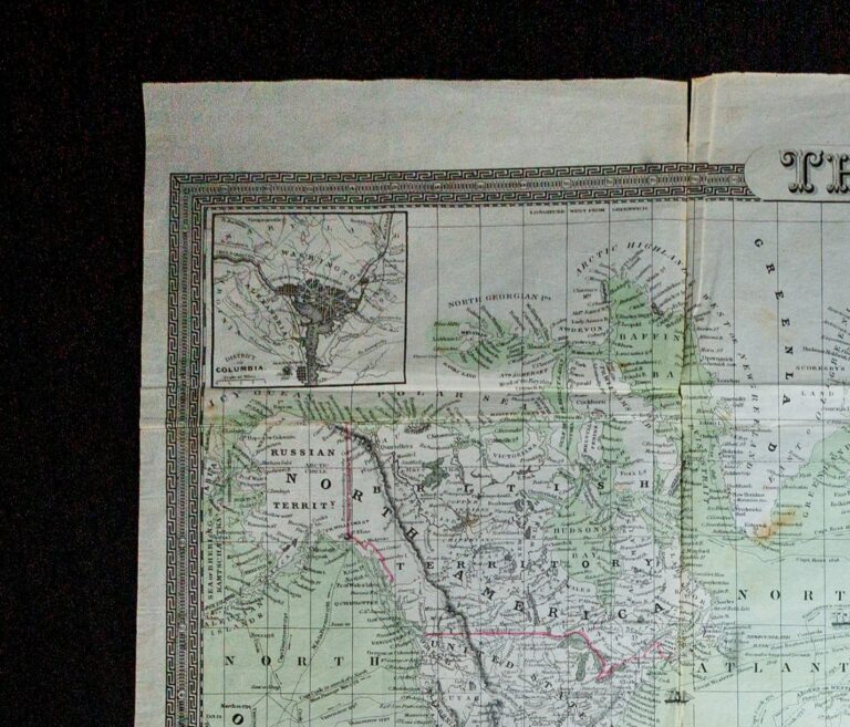 Map of The World - The First Edition Rare Books