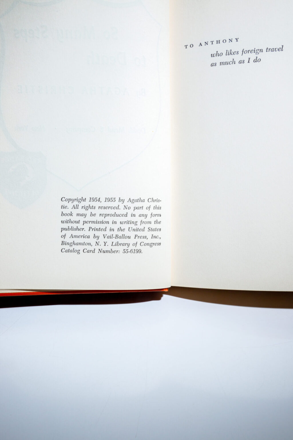 So Many Steps to Death - The First Edition Rare Books