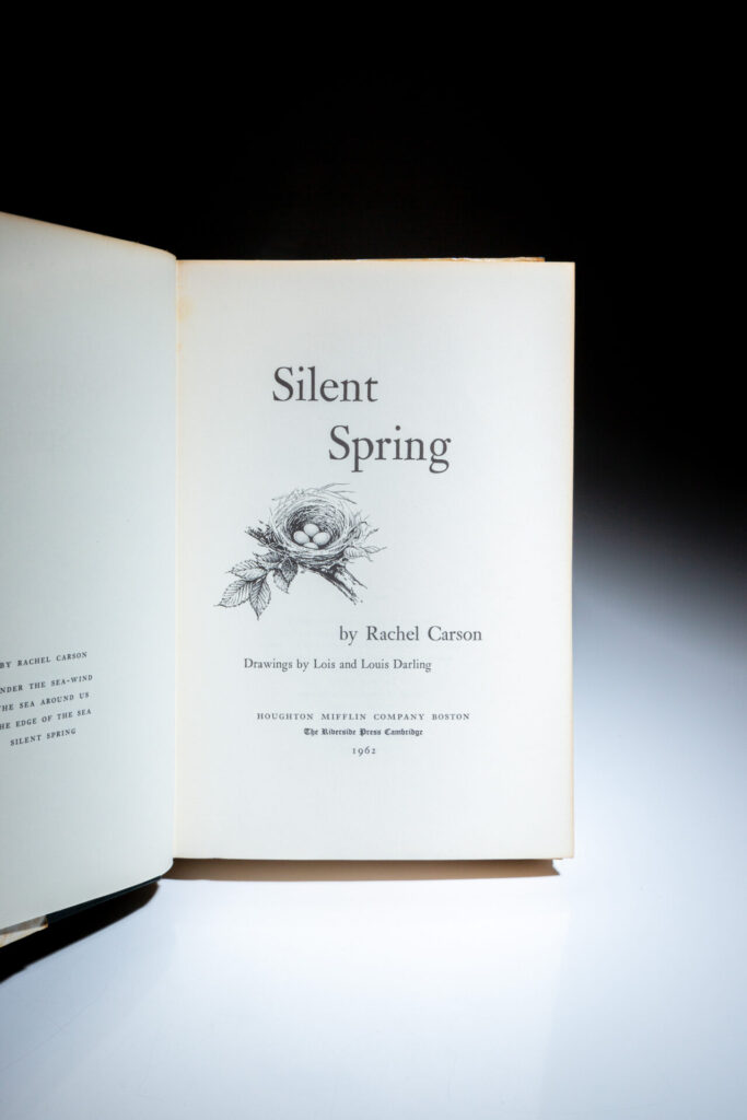 Silent Spring - The First Edition Rare Books