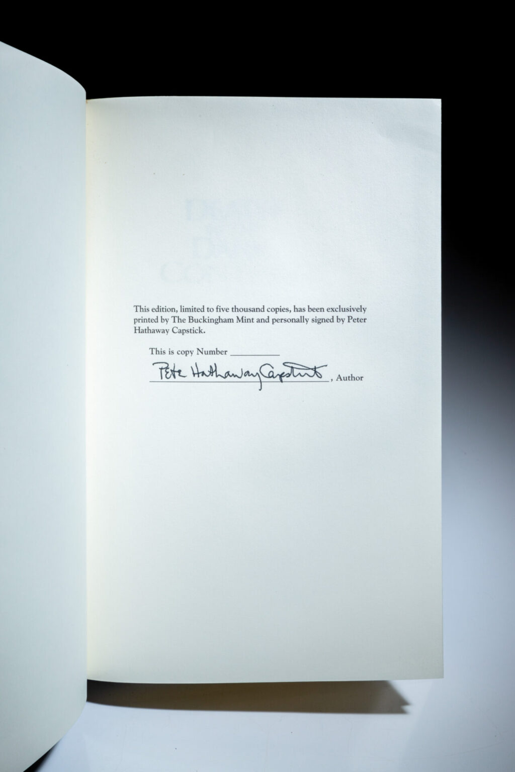 The Capstick Collector's Library - The First Edition Rare Books