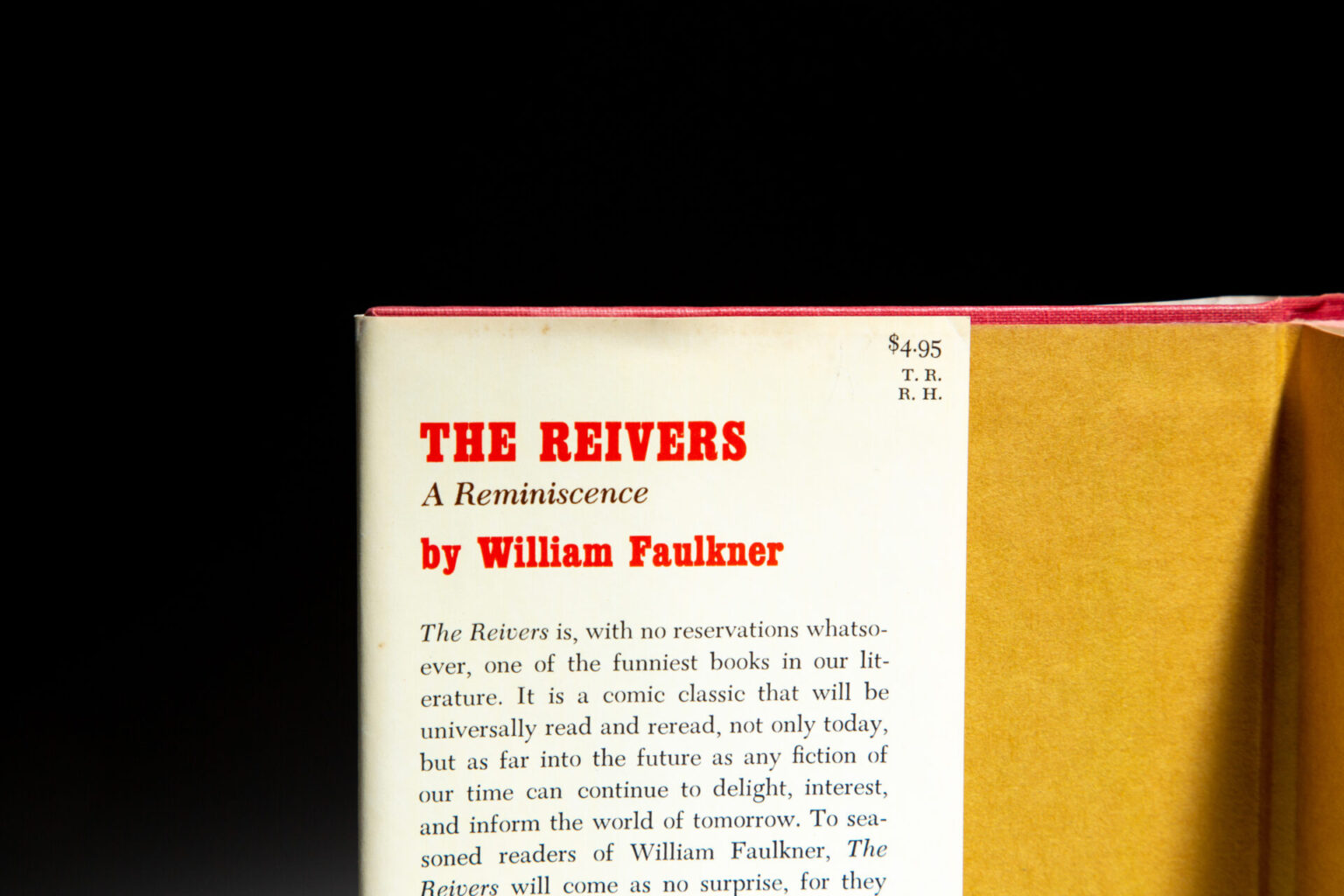 The Reivers - The First Edition Rare Books