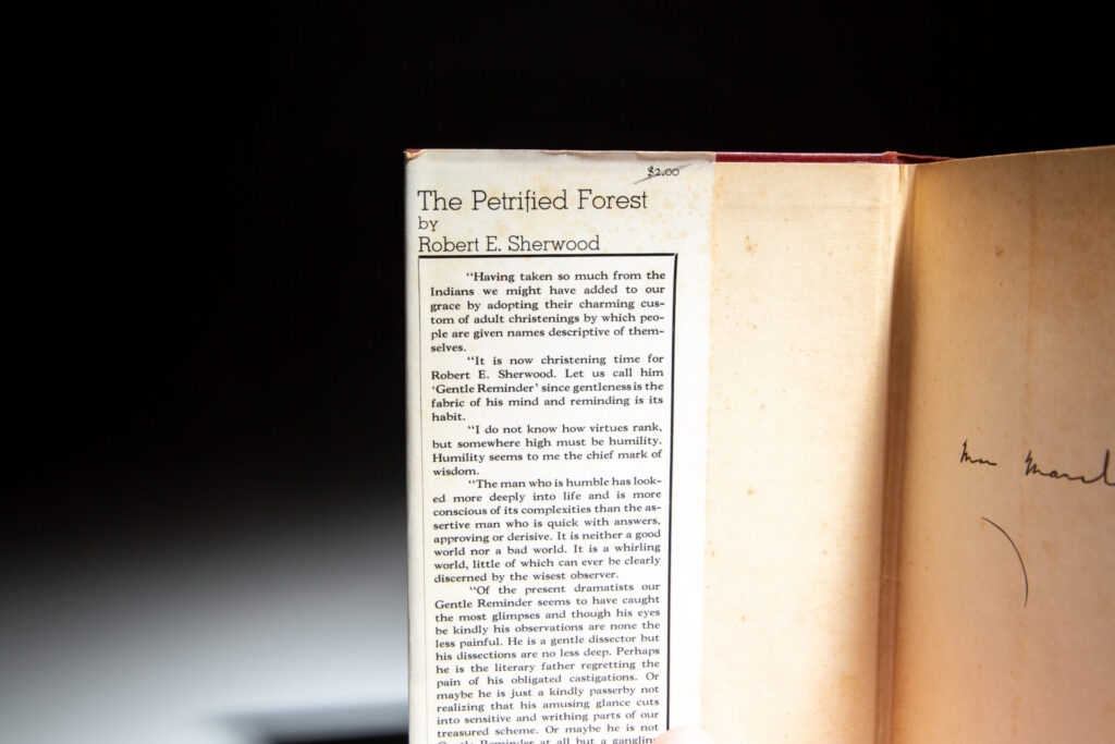 The Petrified Forest - The First Edition Rare Books