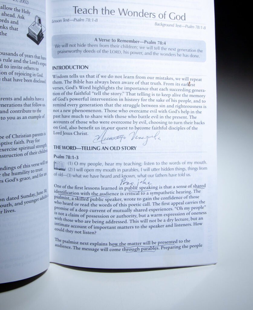 Sunday School Teaching Guide - The First Edition Rare Books