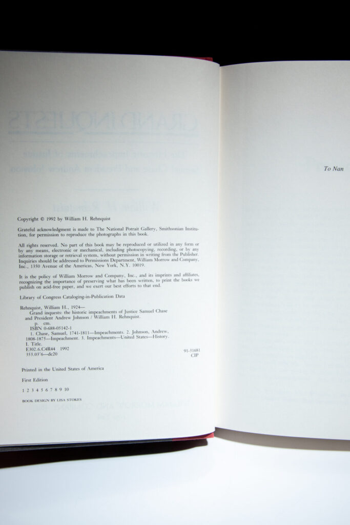 Grand Inquests - The First Edition Rare Books