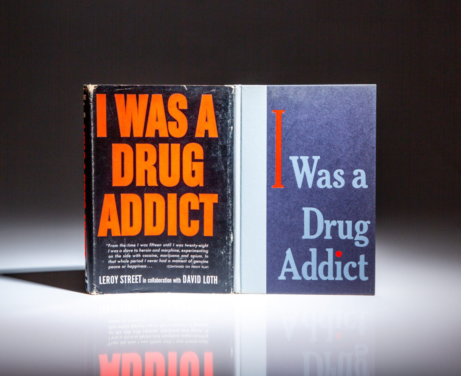 I Was A Drug Addict - The First Edition Rare Books