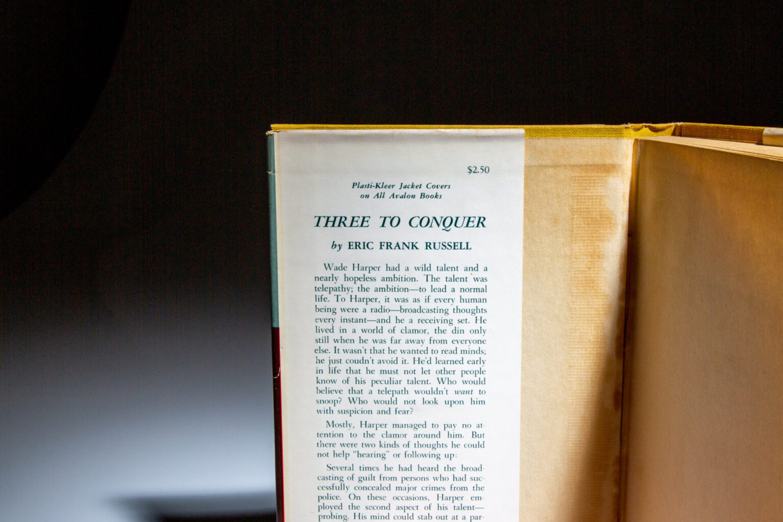 Three to Conquer - The First Edition Rare Books