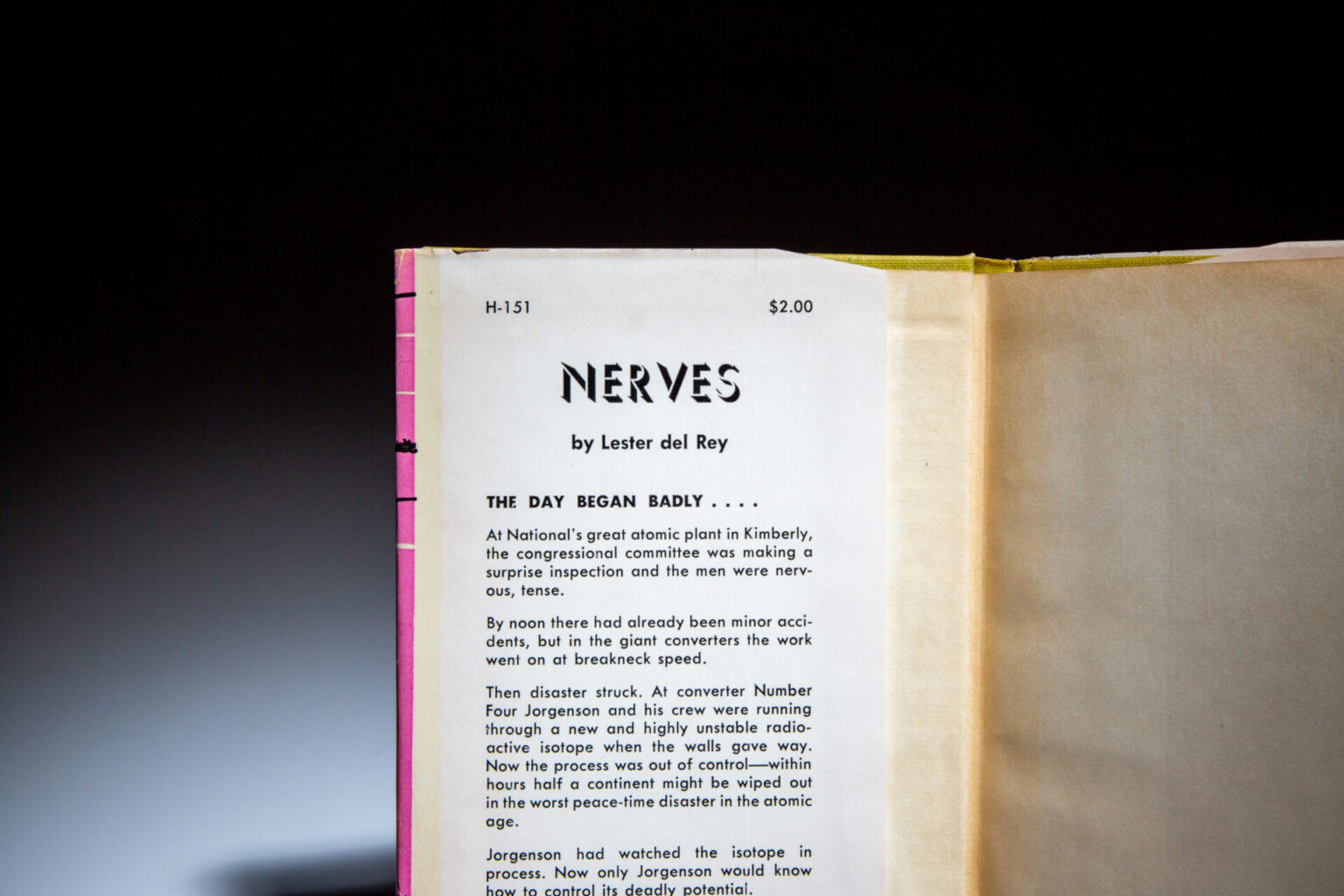 Nerves - The First Edition Rare Books