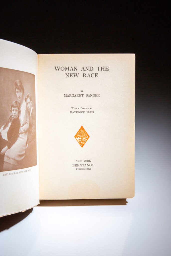 Woman And The New Race - The First Edition Rare Books