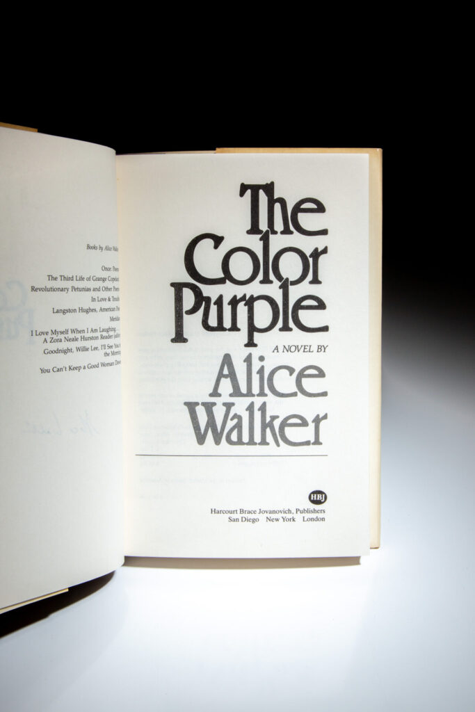 The Color Purple - The First Edition Rare Books