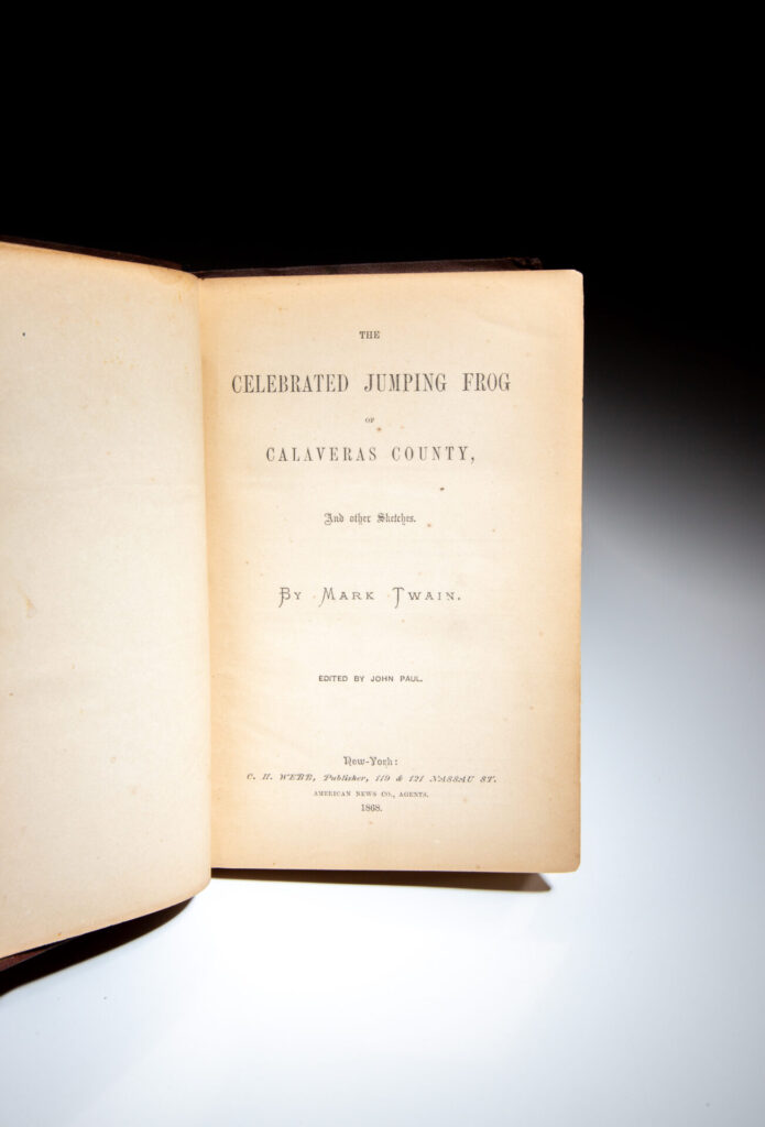The Celebrated Jumping Frog of Calaveras County, and Other Sketches ...