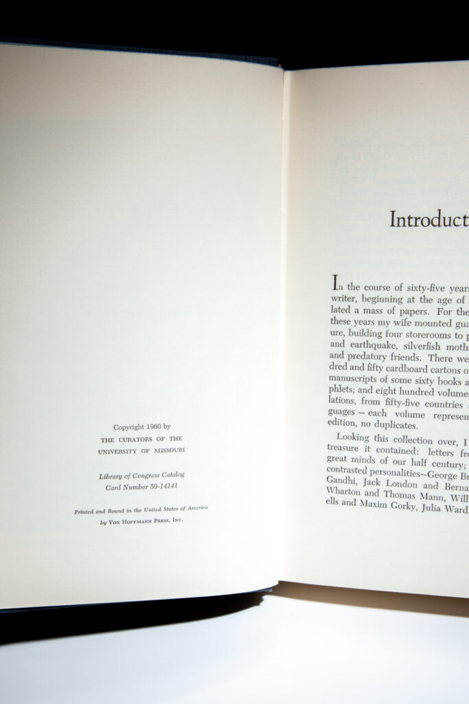 My Lifetime in Letters - The First Edition Rare Books