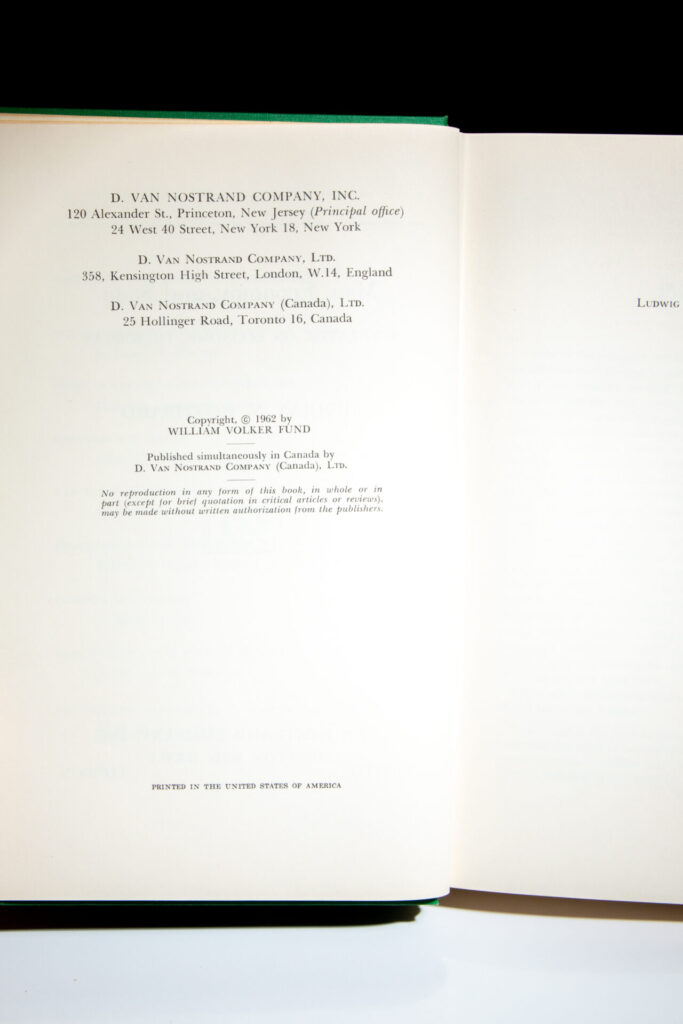 Man, Economy, and State - The First Edition Rare Books