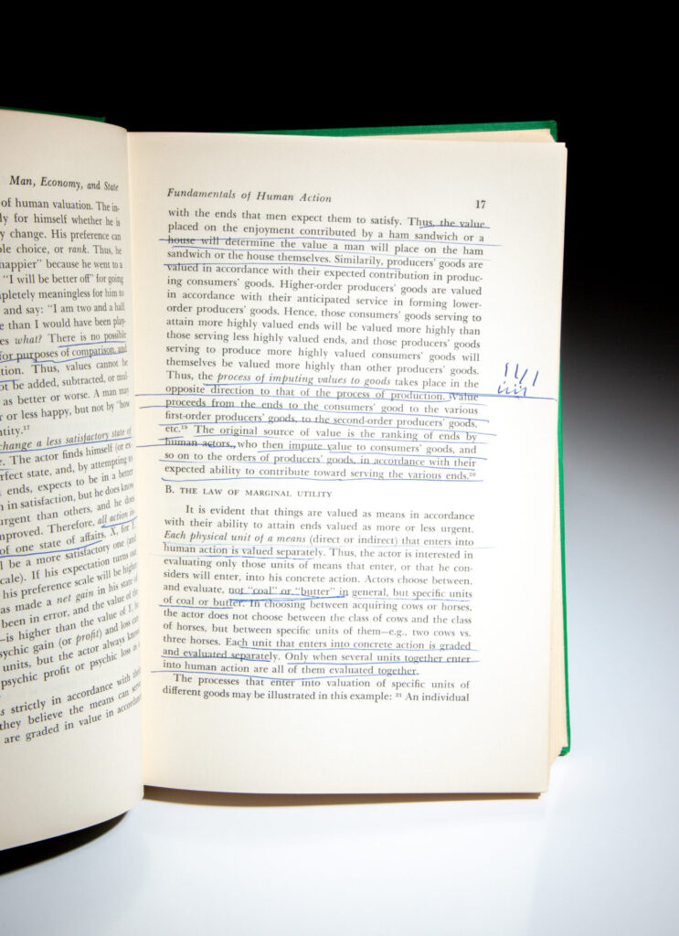 Man, Economy, and State - The First Edition Rare Books