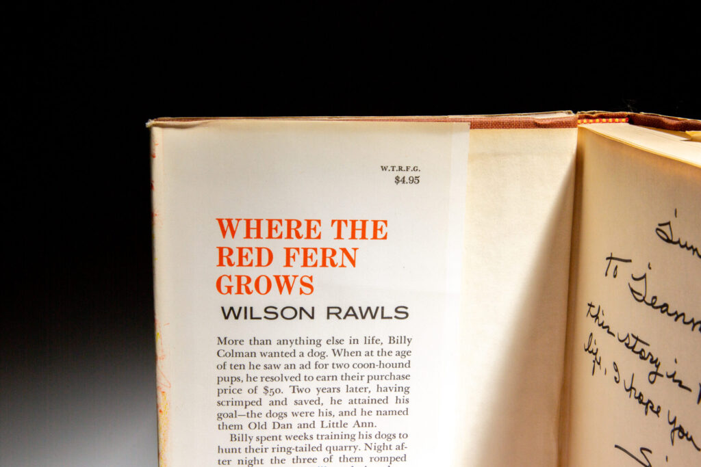 Where The Red Fern Grows - The First Edition Rare Books
