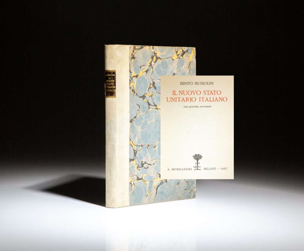 Il Nuovo Stato Unitario Italiano - The First Edition Rare Books
