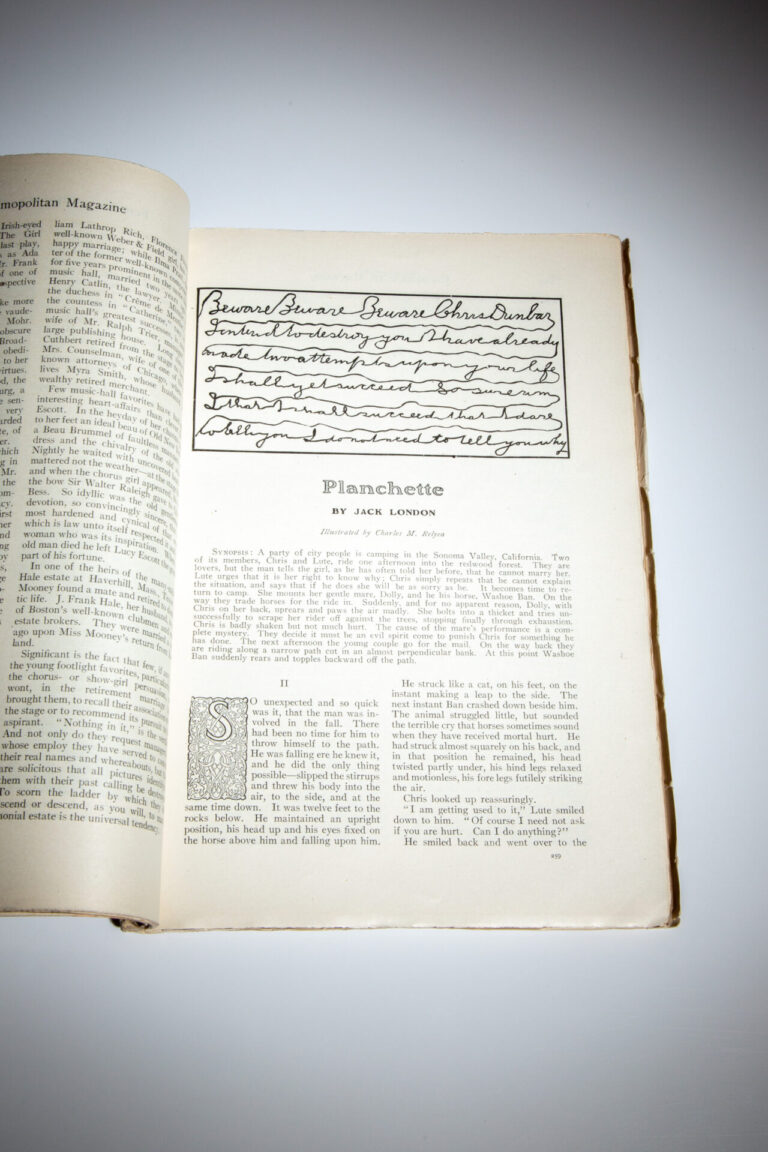 Planchette - Cosmopolitan Magazine - The First Edition Rare Books