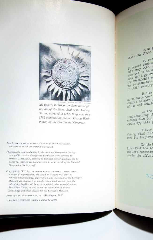 The White House: An Historic Guide - The First Edition Rare Books