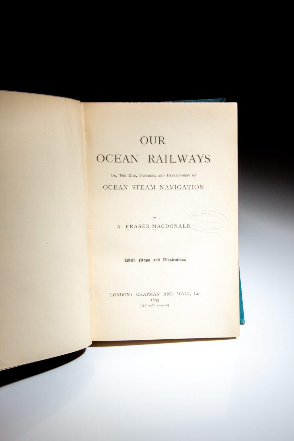 Our Ocean Railways - The First Edition Rare Books