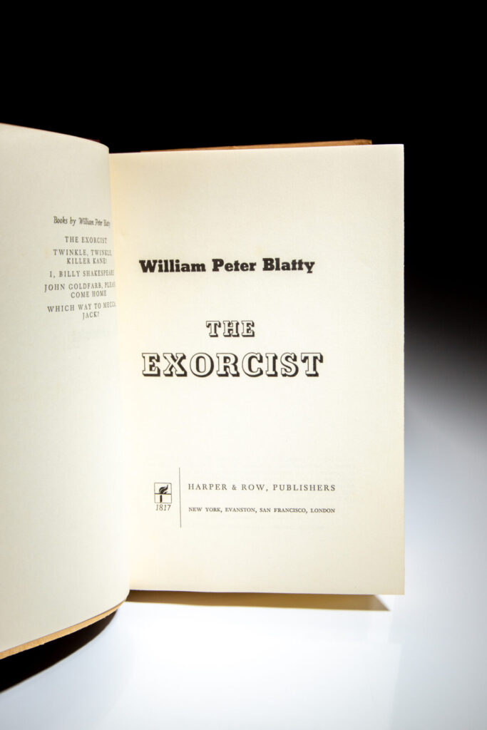 The Exorcist - The First Edition Rare Books