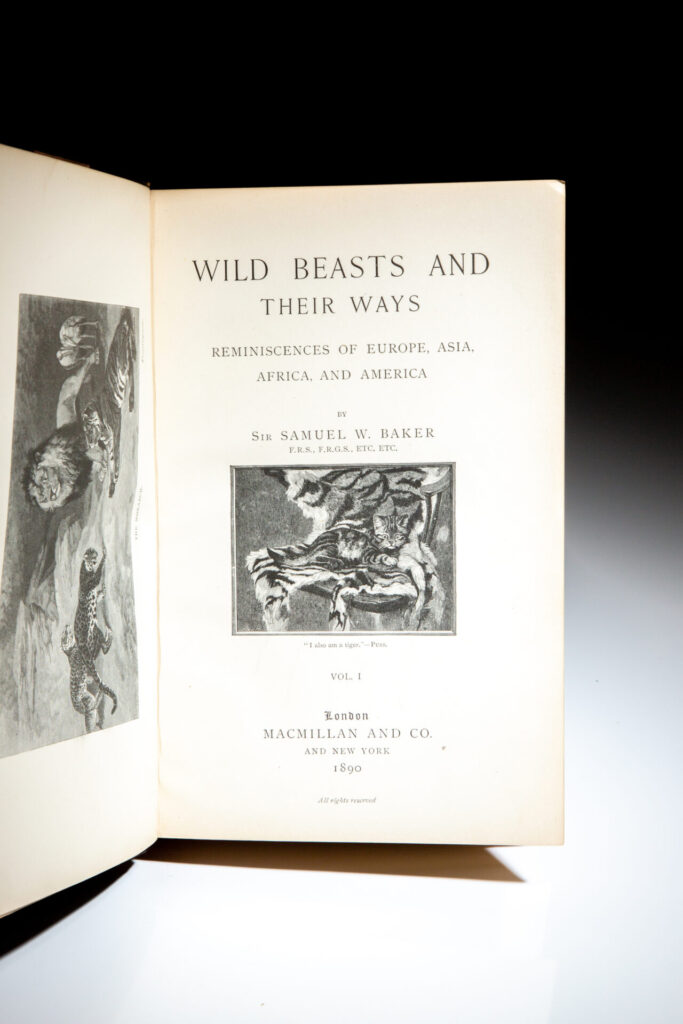 Wild Beasts And Their Ways - The First Edition Rare Books