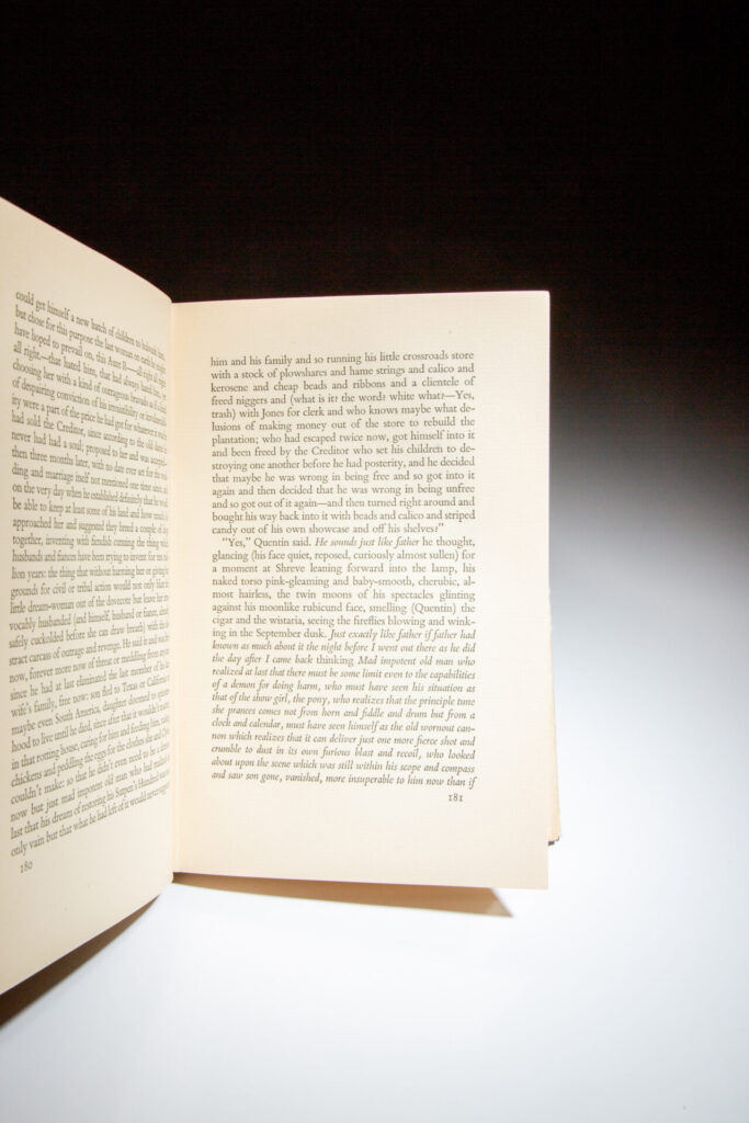 Absalom, Absalom! - The First Edition Rare Books