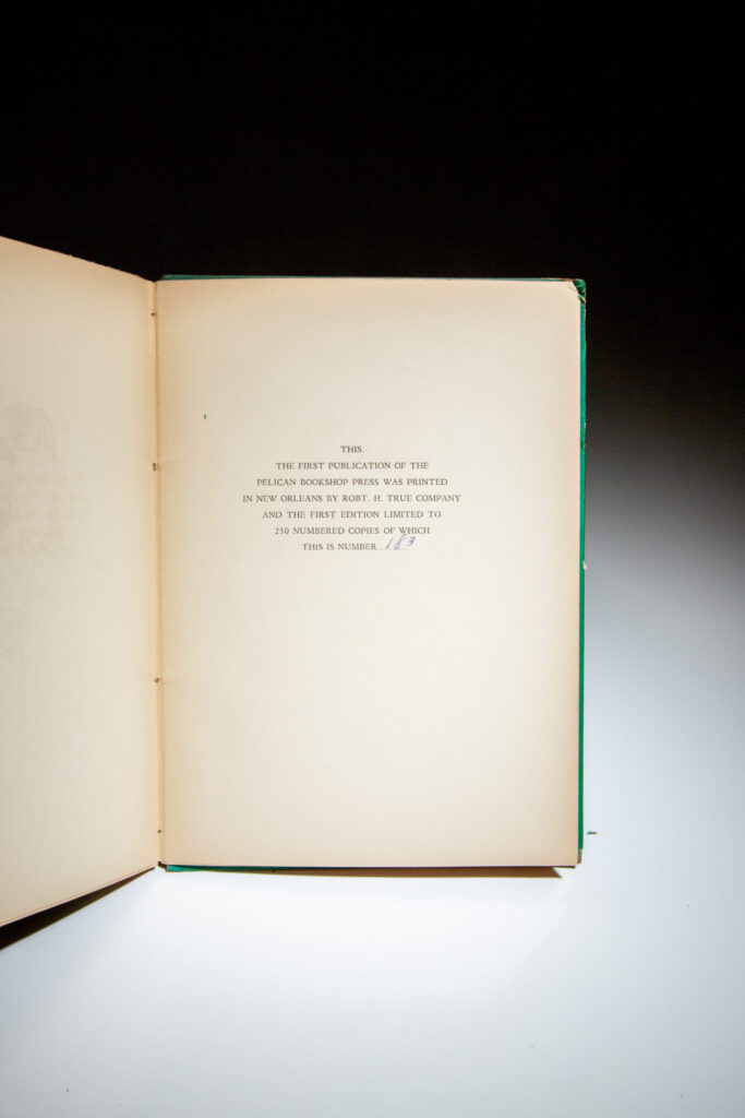 Sherwood Anderson & Other Famous Creoles - The First Edition Rare Books