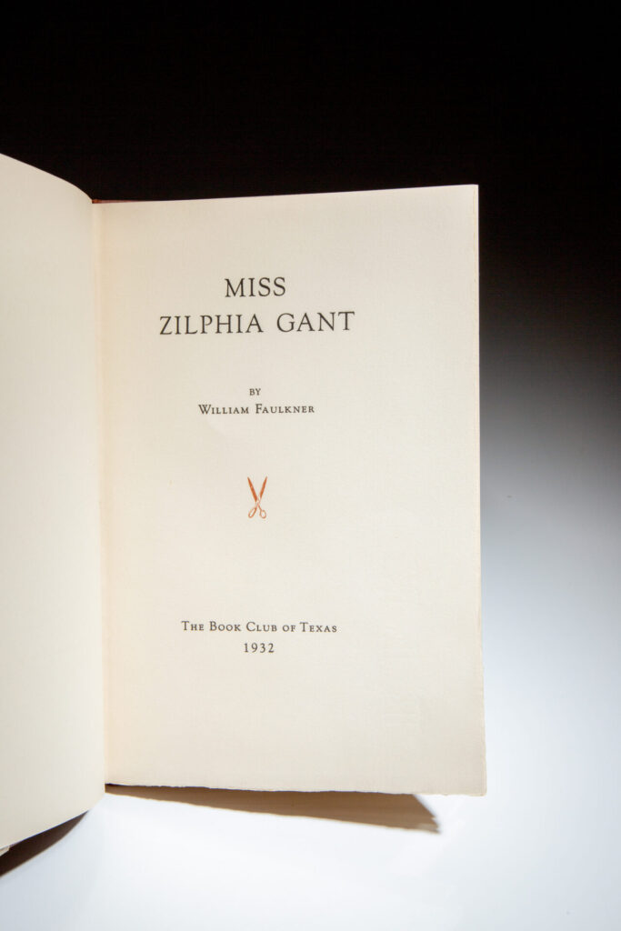Miss Zilphia Gant - The First Edition Rare Books